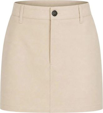Wardrobe.NYC Wardrobe.nyc, Femme, Jupes, Beige, Taille: 40 FR Drill Mini Skirt