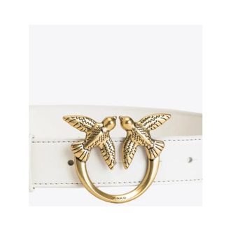 Pinko Love Berry H3 G&uuml;rtel - - Accessories - Damen - Wei&szlig; - M