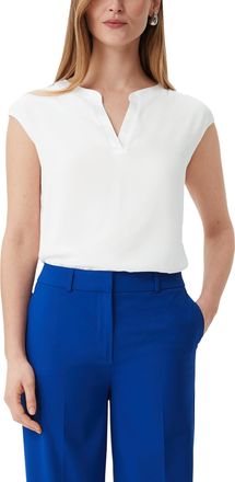 Comma Damen 601.11.899.12.130.1279243 T Shirt, Wei&szlig; (Offwhite 0120), 46 Gro&szlig;e Gr&ouml;&szlig;en EU