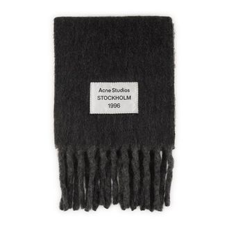 Acne Studios Echarpe en laine m&eacute;lang&eacute;e