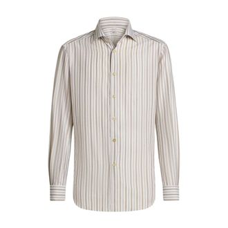Kiton Gestreiftes Baumwollhemd - - Shirts - Herren - Mehrfarbig - 5XL