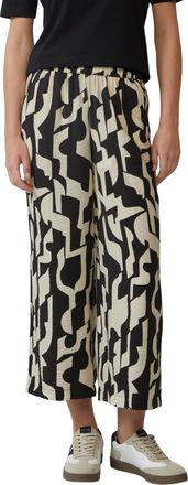 s.Oliver Strukturierte Culotte mit Elastikbund und Eingrifftaschen