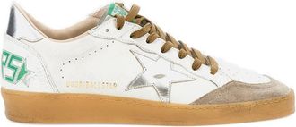 Golden Goose star-applique leather sneakers - Wei&szlig;