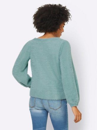 Heine Strickpullover Pullover Langarm Effektgarn