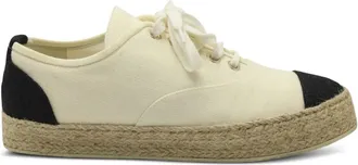 Chanel baskets Riviera à bout contrastant - Blanc