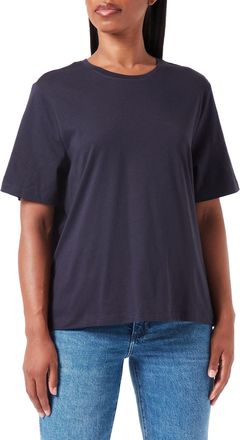 Only Damen Onlmay S/S O-Neck Reg Top Box JRS T-Shirt, Night Sky, XS EU