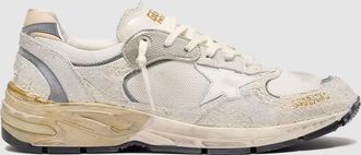Golden Goose Baskets Homme Running Dad White/Silver