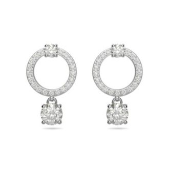 Swarovski Attract Stud Earrings - - Accessories - Damen - Grau - ONE SIZE