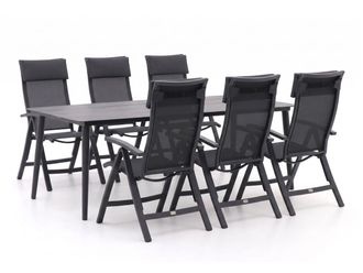 Bellagio la vita attrattiva Bellagio Lugo/Sora 220cm dining tuinset 7-delig