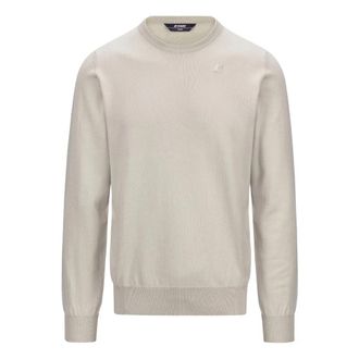 K-Way Herren Rundhals Pullover - - Knitwear - Herren - Beige - S