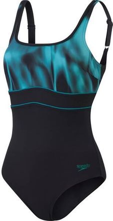 Speedo Damen Badeanzug SPDSCU C ECLIPSE PT 1PC AF BLACK/GREEN