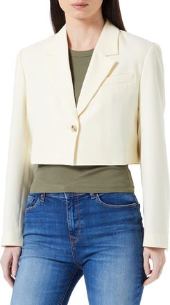 Jack & Jones Damen Jjxx Jxmary Cropped Blazer Sn Blazer, Seedpearl, L