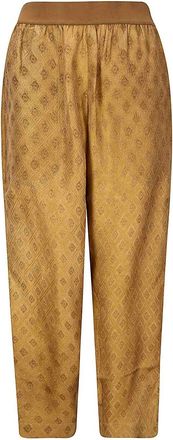 Uma Wang Pantalons D&eacute;contract&eacute;s - Jaune
