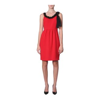 Moschino Embellished Strap Dress - - Dresses - Damen - Rot - 2XS