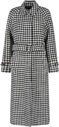Lardini Manteau Au Genou - Noir