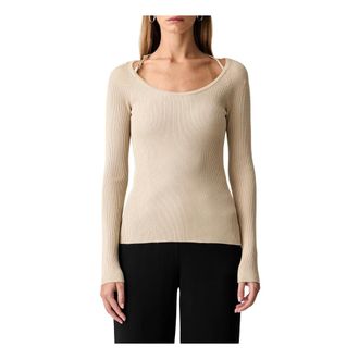 Guess Femme, Pulls, Beige, Taille: 40 FR Pull Meghan