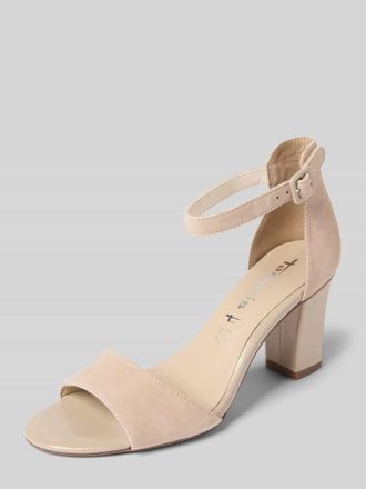 Tamaris Sandalette aus Leder mit Blockabsatz