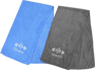 BESPORTBLE 2st&uuml;cke Mikrofaser-schwei&szlig;handtuch Sanftes Sport-Handtuch Schnelltrocknend F&uuml;r Yoga Fitnessstudio Training Reisen Schwimmen Radfahren Arbeit Tennis &Uuml;b