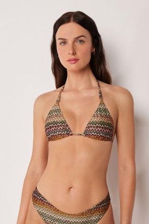 Calzedonia Triangel-bikinioberteil Elegant Ethnic Grun