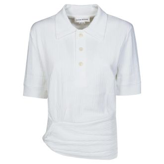 Victoria Beckham Polo MM Avvitato - - Tops - Damen - Wei&szlig; - XS