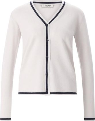 Max Mara Femme, Pulls, Blanc, Taille: 38 FR Cardigans