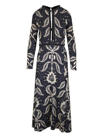 Johanna Ortiz floral midi dress - Blau