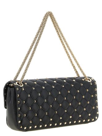 Valentino Garavani Leather Shoulder Bag - Black