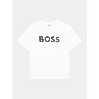 HUGO BOSS T-Shirt J25P24 D Wei&szlig; Regular Fit