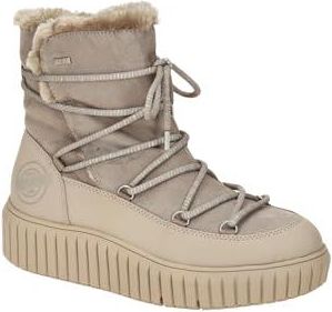 s.Oliver Bottines en Dentelle pour Femme 5-26436-43 Botte de Neige, Taupe, 39 EU