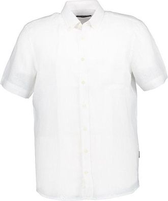 Bugatti Herren Kurzarmhemd weiß