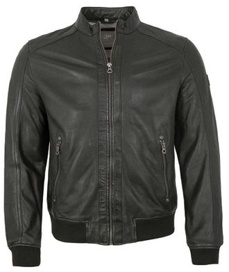 Mauritius Lederjacke GMGrahan Gipsy by Mauritius - Herren Lederjacke Blouson Lammnappa schwarz