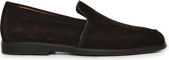 Santoni Homme, Chaussures, Brun, Taille: 42 EU Suede Loafer