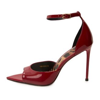 Cesare Gaspari Femme, Chaussures, Rouge, Taille: 41 EU Sandales &agrave; talon aiguille &agrave; bout pointu