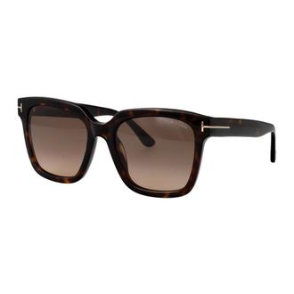 Tom Ford Lunettes de soleil Selby - Femme - Accessoires - Brun - Taille: 55 MM