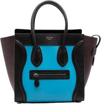 Celine Pre-owned Luggage Tote - Femme - Pre-owned - Bleu - Taille: ONE Size