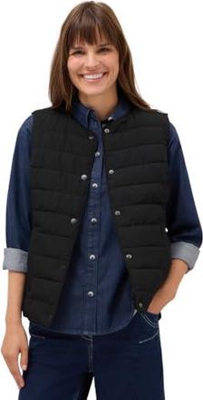Cecil 2200567 Gilet à Enfiler, Noir, XS Femmes