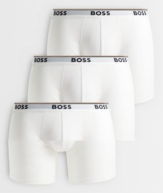 HUGO BOSS Boss Bodywear lot de 3 boxers avec ceinture logo Power en blanc