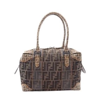 Fendi Pre-owned Zucca Coated Canvas Handbag - - Pre-owned - Damen - Braun - ONE SIZE