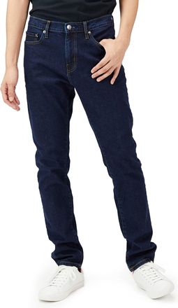 Amazon Essentials Herren Athletic-Fit-Stretchjeans - Auslauffarben, Leicht Ausgespült, 33W / 28L