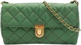 Prada Pre-owned Vintage Quilted Crossbody Bag - - Pre-owned - Damen - Gr&uuml;n - ONE SIZE