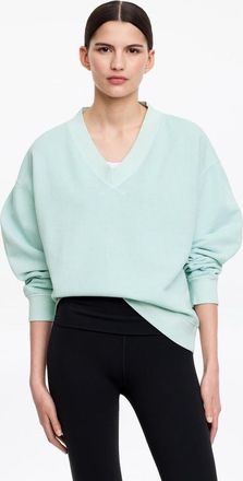 Arket Sweatshirt Mit V-Ausschnitt -T&uuml;rkis