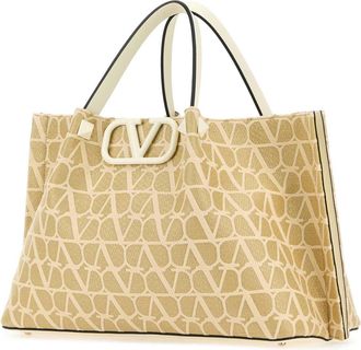 Valentino Garavani Naturaleivory Exterior: Fabric Borse A Mano Bag