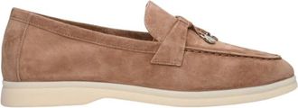 Estro & Luminara Femme, Chaussures, Brun, Taille: 36 EU Mocassins &agrave; Gland en Velours