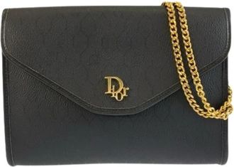 Dior Sac bandouli&egrave;re en toile Pre-owned - Femme - Pre-owned - Noir - Taille: ONE Size