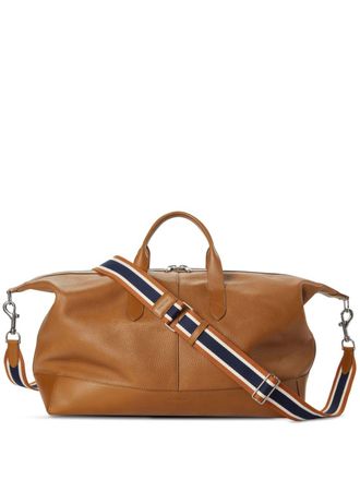 Shinola Canfield Classic Reisetasche aus strukturiertem Leder - Braun