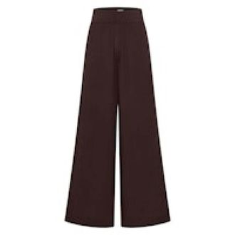 Cecil Weite Hose - - Trousers - Damen - Braun - M