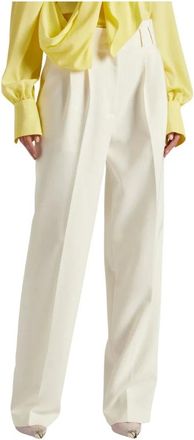 Genny Pantalon Palazzo - Femme - Pantalons - Blanc - Taille: 38 FR