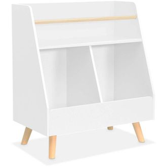 Sweeek Sweeek - Meuble de rangement enfant. blanc. 2 compartiments