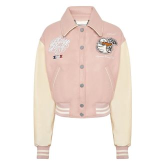 Philipp Plein Bomberjacke College PP Duck - - Jackets - Damen - Rosa - M