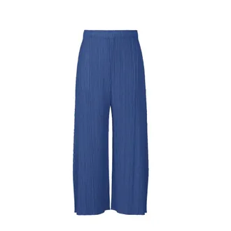 Issey Miyake Damen, Hosen, Blau, LGr&ouml;&szlig;e